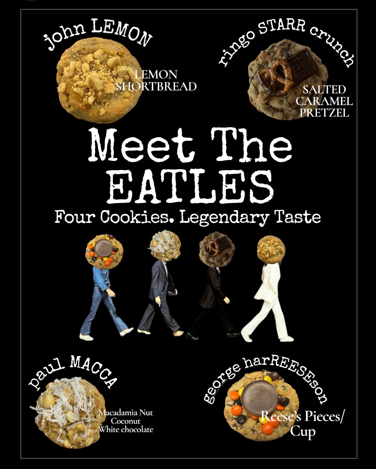 Meet the Eatles - Four Cookies, Legendary Taste – Sound Bites Baking Co.